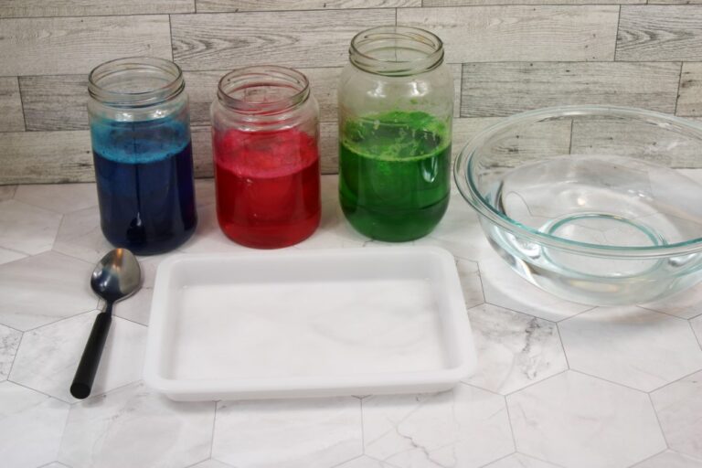 Colorful Naked Egg Experiment
