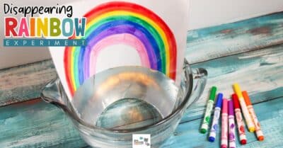 Disappearing Rainbow Science Experiment - Only Passionate Curiosity