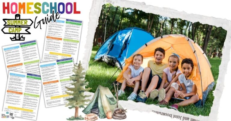 Homeschool Summer Camp Guide: 8 Weeks of Ideas!