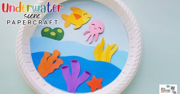 3D Underwater Scene Papercraft