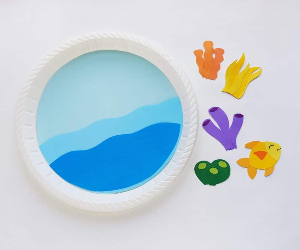 3D Underwater Scene Papercraft