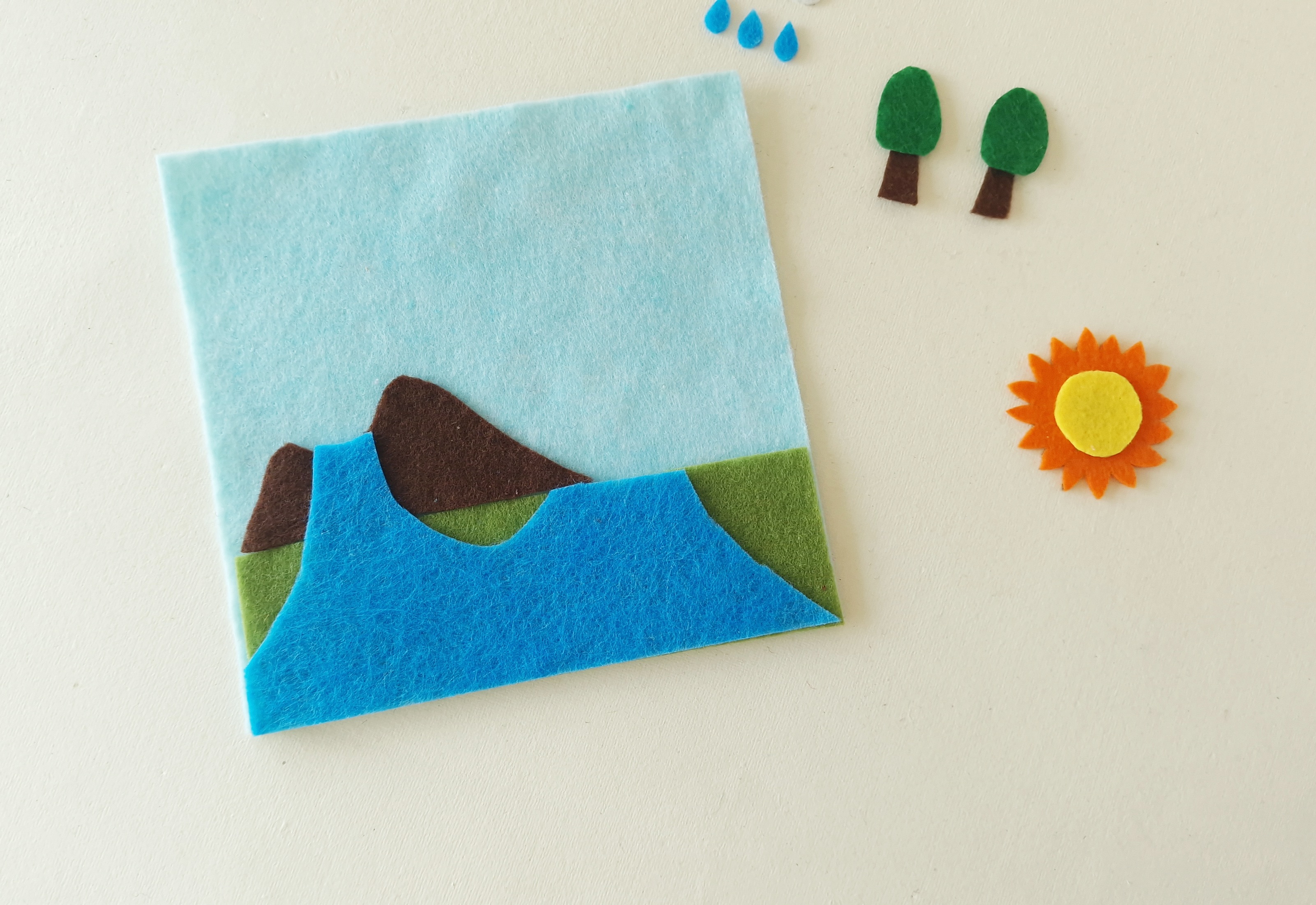 Felt Water Cycle Craft