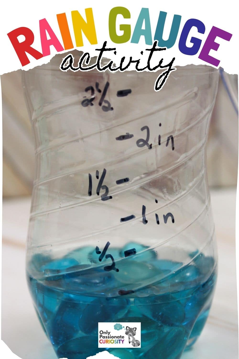 Rain Gauge Activity - Only Passionate Curiosity
