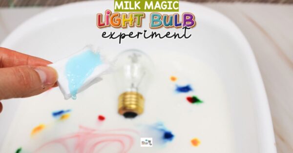 The Magic Milk Lightbulb Experiment: Science Fun for Homeschoolers ...