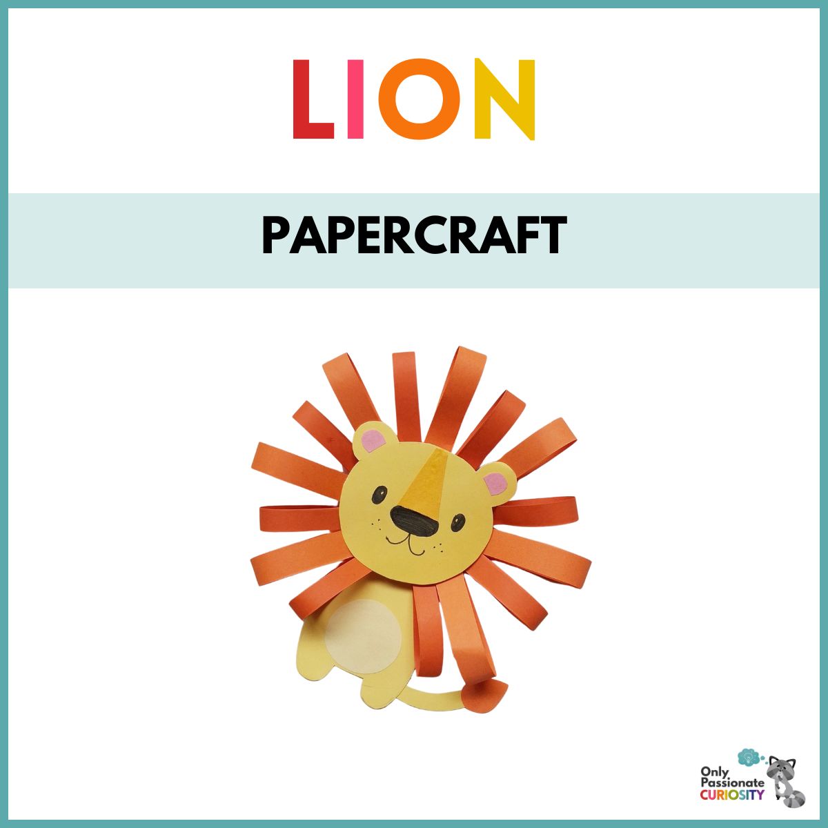 Lion Paper Craft