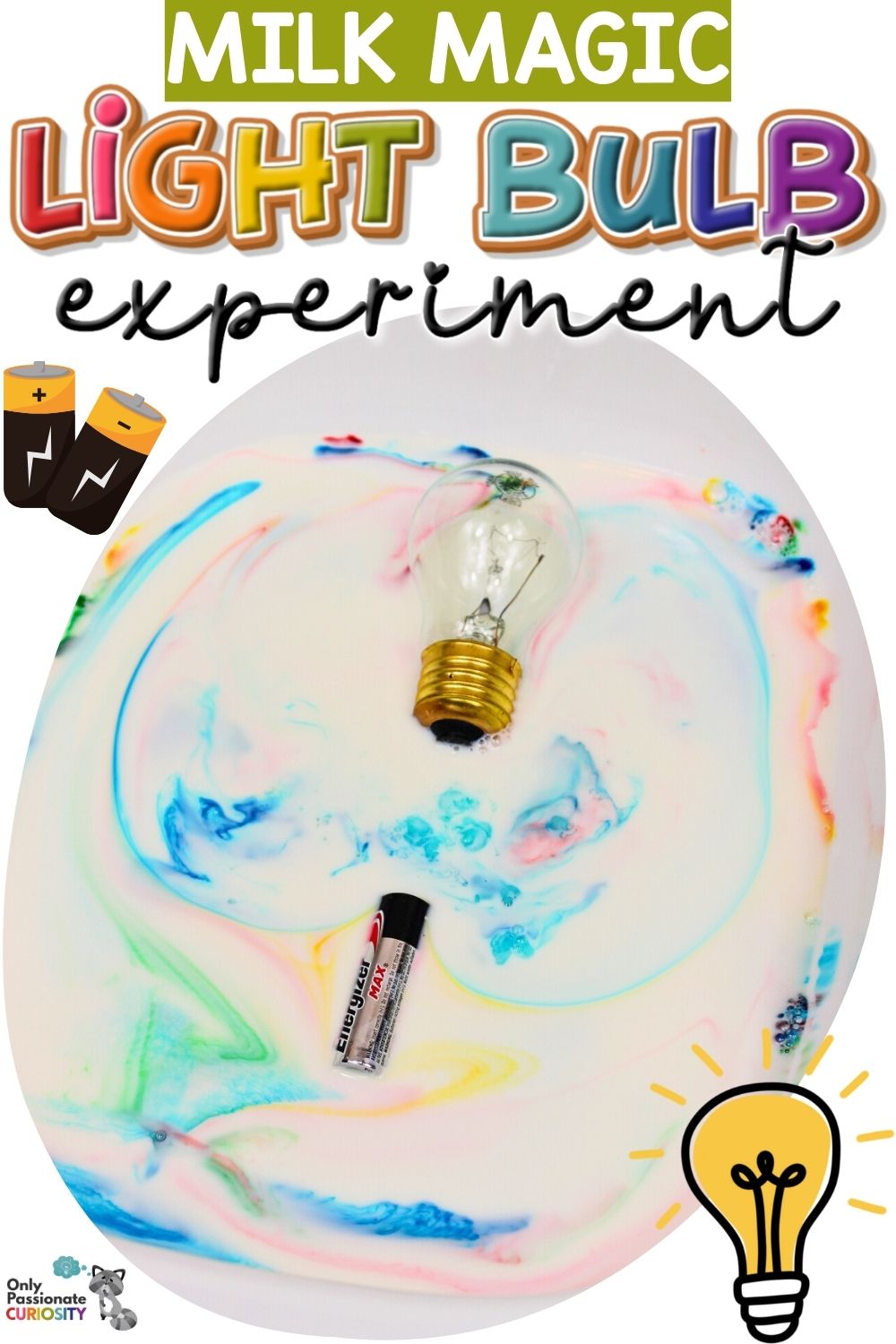 The Magic Milk Lightbulb Experiment: Science Fun for Homeschoolers ...