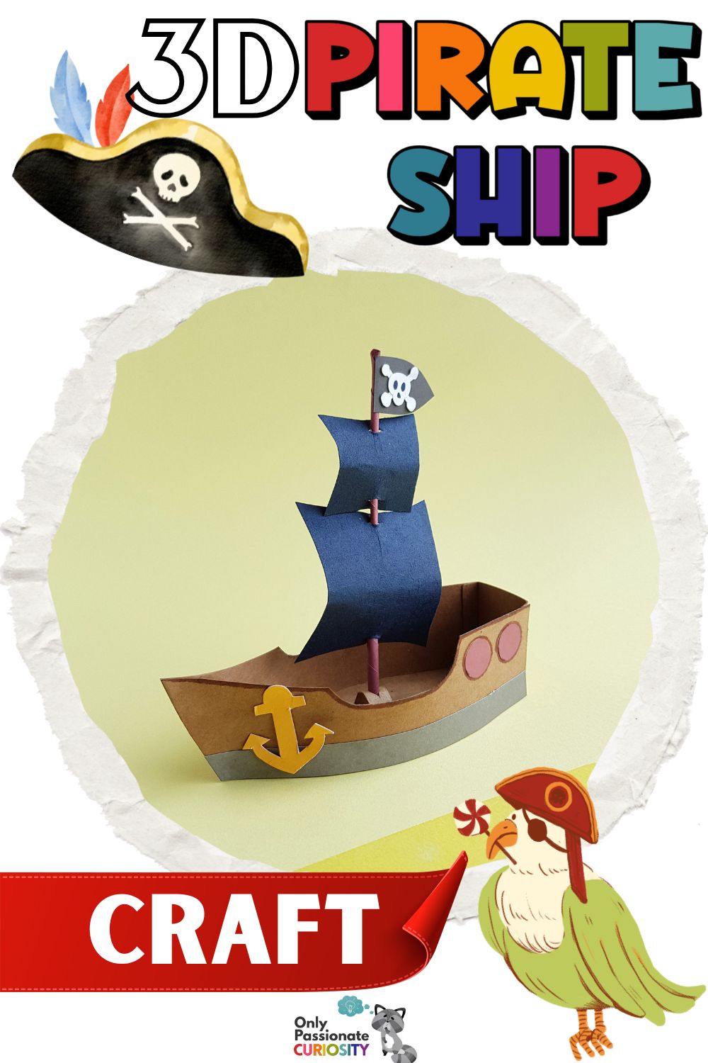 3D Pirate Ship Craft