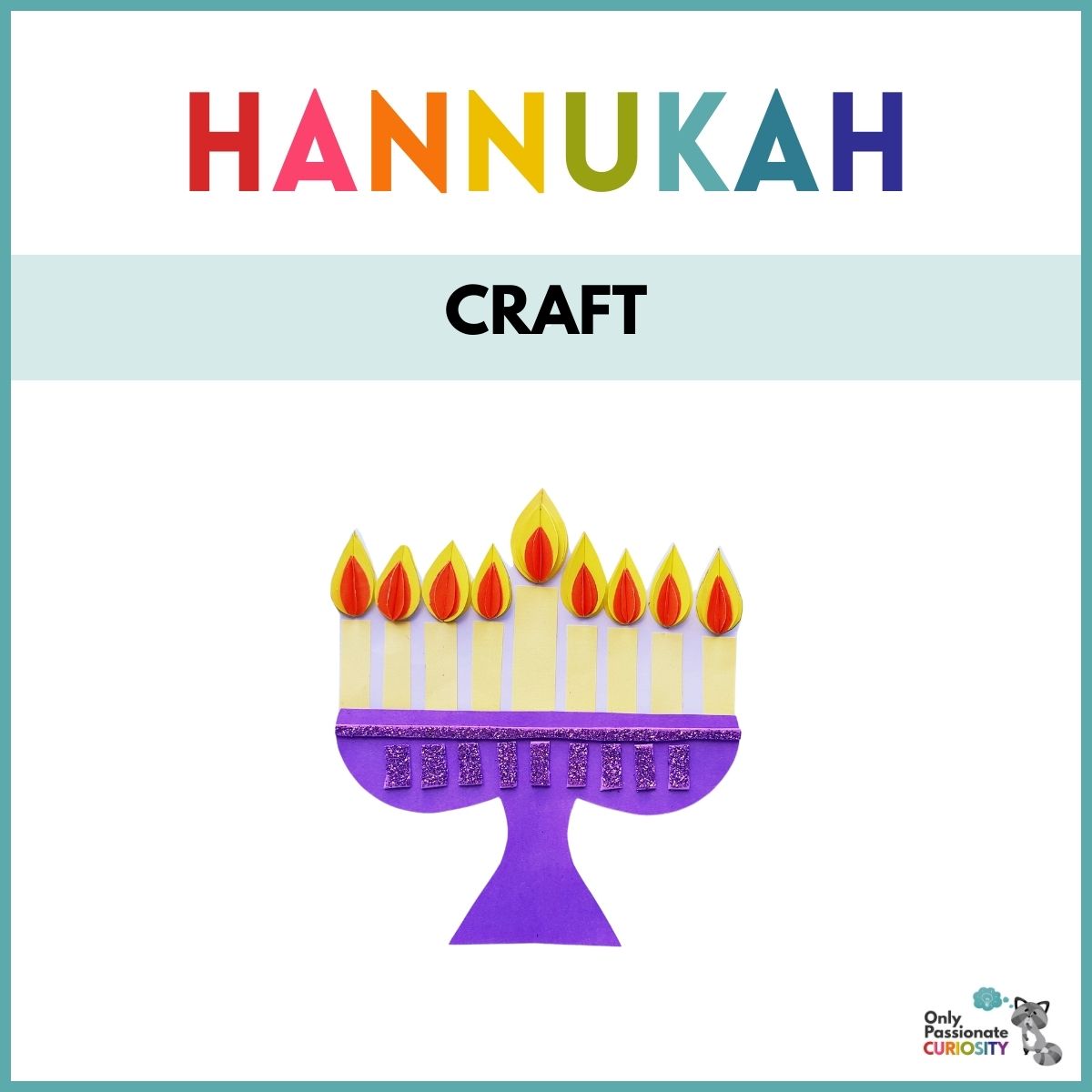 Hanukkah Craft - Only Passionate Curiosity